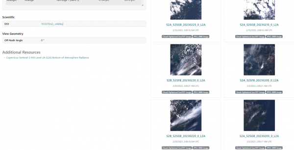 Cloud Optimized GeoTIFF (COG) と Sentinel-2 オープンデータ